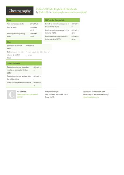 33 Vscode Cheat Sheets Cheat Sheets For Every Occasion