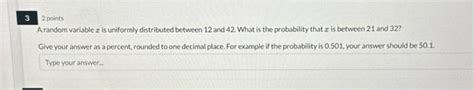 Solved Points A Random Variable X Is Uniformly Distributed Chegg