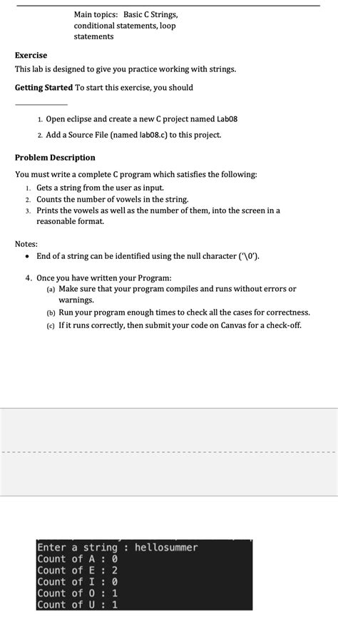 Solved Main Topics Basic C Strings Conditional Statements