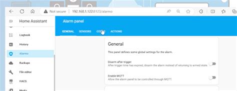 Alarmo No Configuration Possible Configuration Home Assistant Community