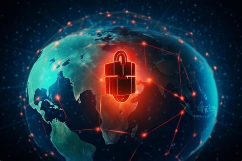 Premium Photo Network Security Concept With Firewalls And Encryption