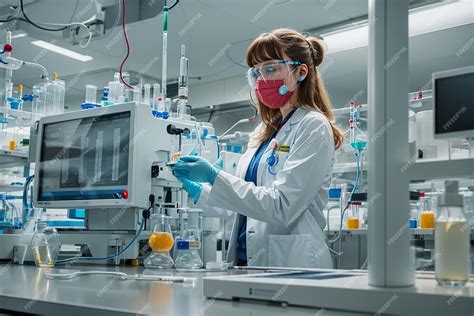 Premium Ai Image Molecular Biology Laboratory
