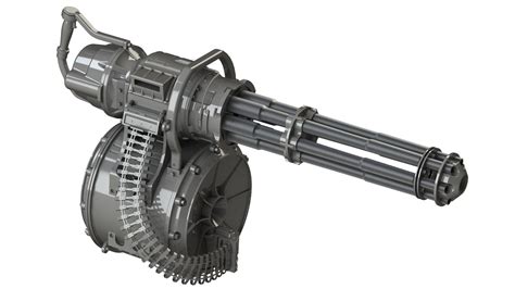 Minigun Fallout 4 Wip By Andrey Litvichenko