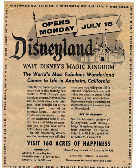 Disney Avenue 42 Vintage Disneyland Advertisements That Will Blow You Away