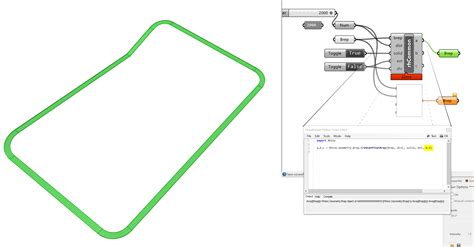 ghpython offset polysurface created in grasshopper scripting mcneel