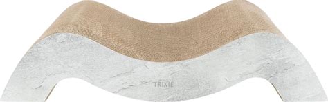Когтеточка Trixie Волна XXL картон 64х14х37 cм Серая (4011905480312 ...