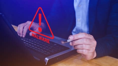 Premium Photo System Hacked Warning Alert On Laptop Cyber Attack On