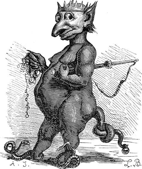 02 Demon Abraxas From Collin De Plancys Dictionnaire Infernal Louis Le Breton