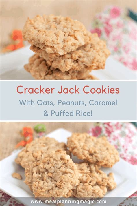 Cracker Jack Cookies Cracker Jack And Pretzel Treats Cracker Jack
