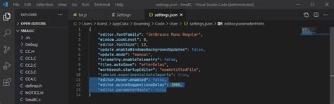 Как убрать всплыващую подсказку в Javascript Vs Code Stack Overflow
