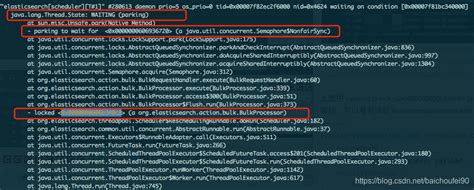 elasticsearch bulkprocessor 死锁分析 elasticsearch bulk failed csdn博客