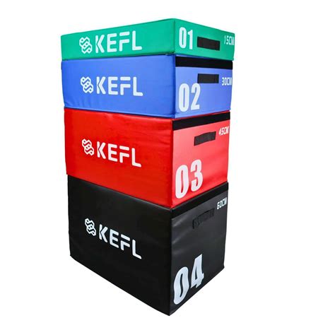 Soft Foam Stackable Plyometric Jump Box 90x60cm Kefl