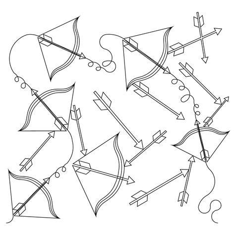 Bow And Arrow Pano 002 Digital Pattern Sweet Dreams Quilt Studio Edge To Edge Quilting Patterns