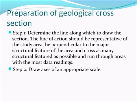 Determination Of Strike And Dip And Geological Cross Section Ppt