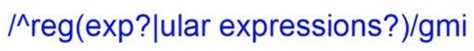 Introduction To Regular Expression — Tutorialbrain