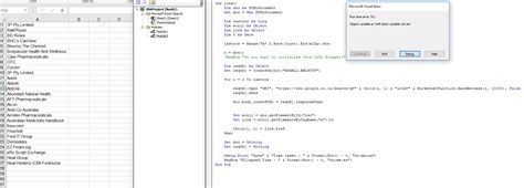 Run Time Error 91 Object Variable Or With Block Not Set Microsoft Qanda