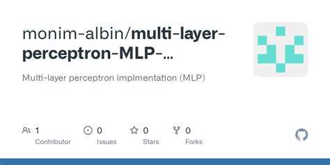 Github Monim Albinmulti Layer Perceptron Mlp Implementatione Example