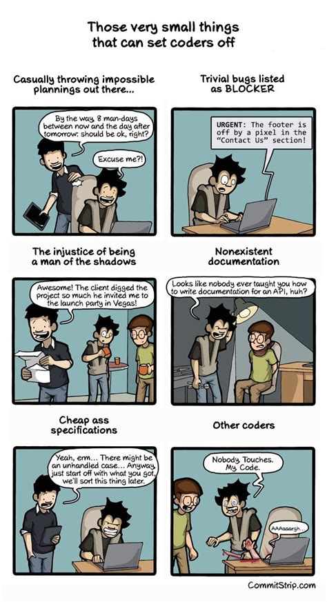 Those Very Small Things That Can Set Coders Off Programmer Humor