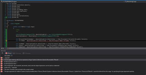 C Why Cant I Use The Operator Stack Overflow