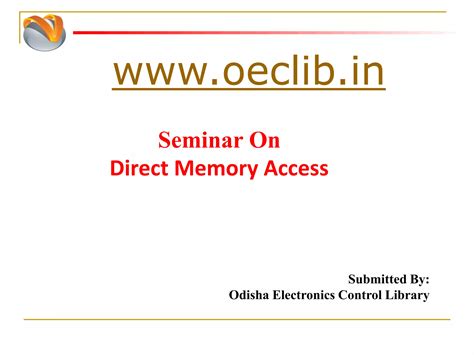 Direct Memory Access Ppt Pptx Computer Peripherals Computing