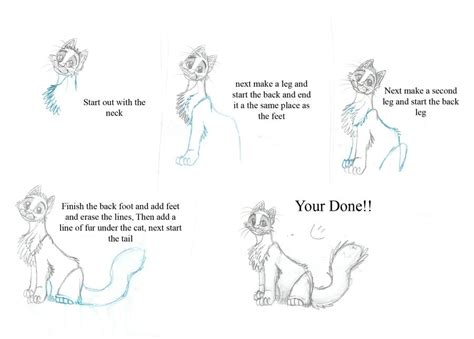 How To Draw Cats Sitting By LABINNAK On DeviantArt