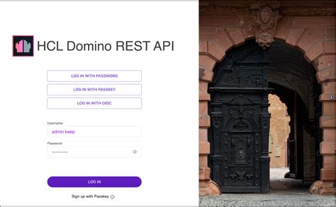Use Webauthn Passkey To Log In To Admin Ui Hcl Domino Rest Api