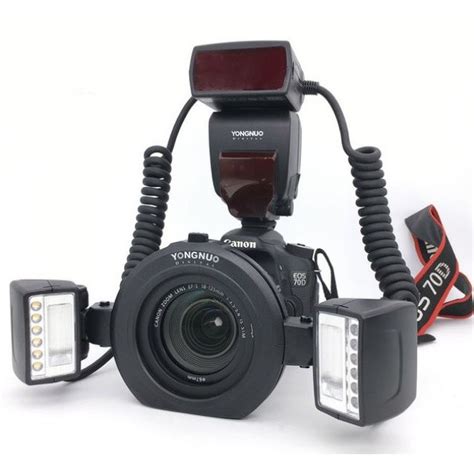 YONGNUO YN EX Macro Flash Twin แฟลช ค ระบบออโต For Canon รบประกน เดอน Shopee Thailand
