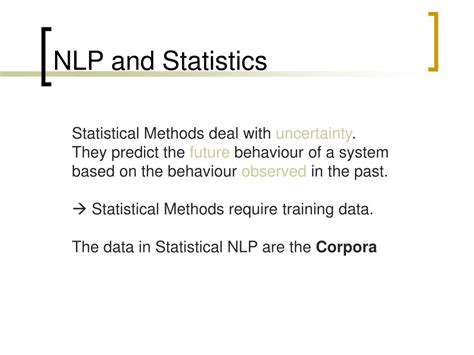 PPT Statistical Natural Language Processing PowerPoint Presentation Free Download ID