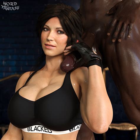 Rule 34 1boy 1girls 3d Blacked Blacked Clothing Busty Cleavage Dark