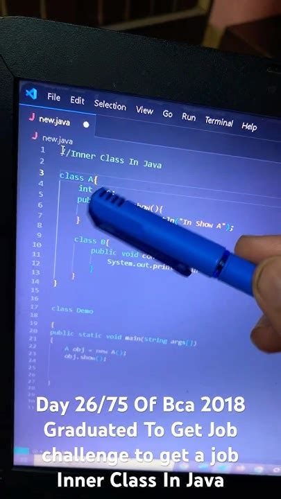 What Is Inner Class In Java In English Java Shorts Innerclass Youtube