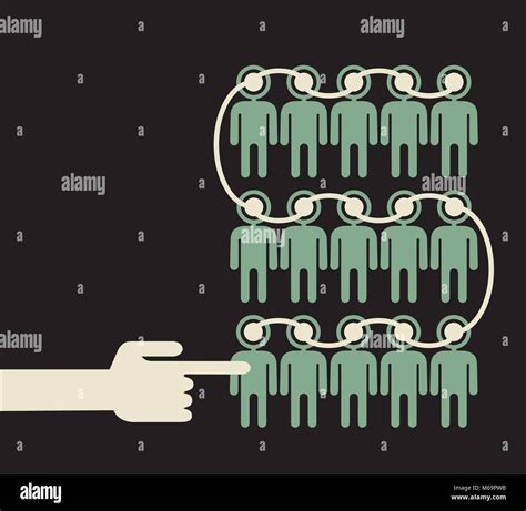 Pass Viral Information Through Social Connections Stock Vector Image