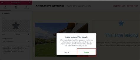 How To Enable Upload Svg In Elementor Page Builder Wordpress
