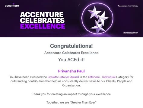 Priyanshu Paul On Linkedin Growth Accenture Accentureindia