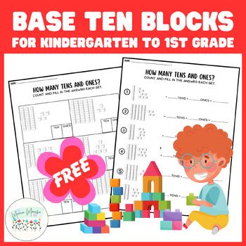 Base Ten Blocks Worksheets Place Value Worksheet Freebie By Meena Marche