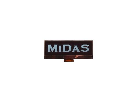 Mcot128032bx Wm Midas Midas 2 23in White Passive Matrix Oled Display 128 X 32pixels Tab I2c