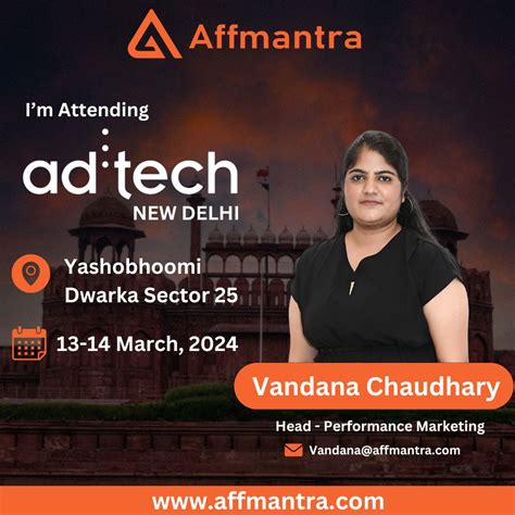 vandana chaudhary on linkedin affmantra adtech adtech2024