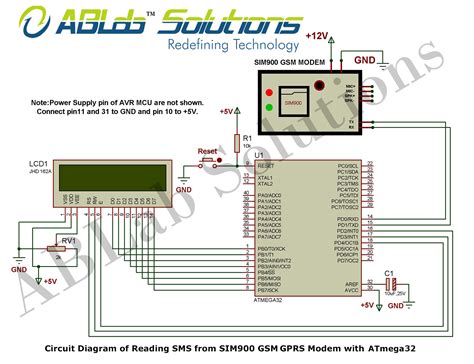 Reading Sms From Sim800 Gsm Gprs Modem With Avr Atmega16