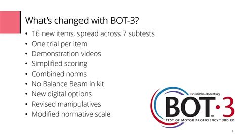 comparing and contrasting the bot 3 and movement abc 3 assessments