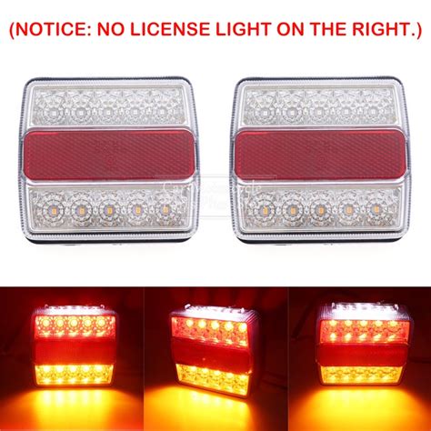 ชุดไฟท้ายรถพ่วง Led 16 ดวง 12v กันน้ํา คุณภาพสูง สําหรับรถบรรทุก เรือ 2