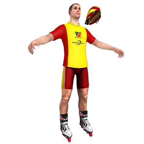 롤러 스케이터 V2 3d 모델 69 Obj Max Free3d