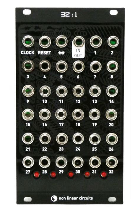 32 1 Panel Black Magpie Modular Modular Addict Synth Diy