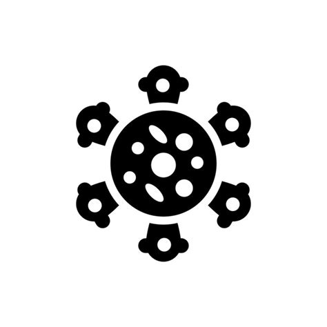 바이러스 질병 아이콘 프리미엄 벡터