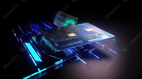 Credit Card Payment In 3d Rendering Powerpoint Background For Free