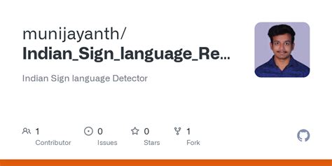 indian sign language recognition main code ipynb at main · munijayanth