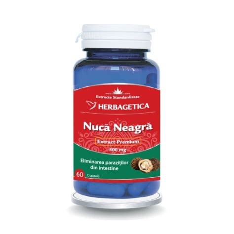 Nuca Neagra 60 Cps Herbagetica Naturistiro