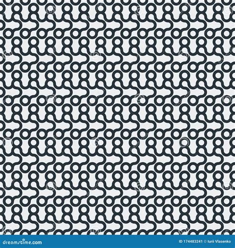 Truchet Motif Pattern Generative Tile Art Background Illustration Stock