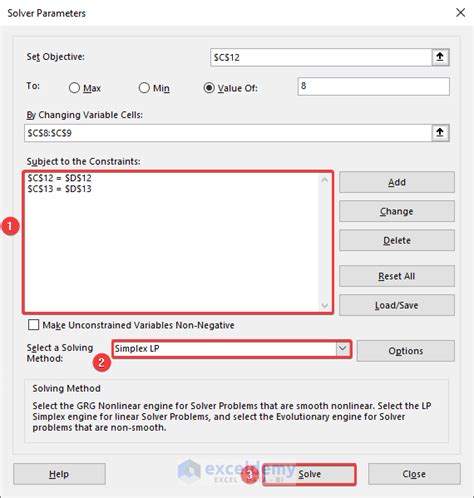How To Solve 2 Equations With 2 Unknowns In Excel 2 Examples