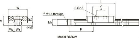Model RSR MLM GuideProduct InformationTHK Official Web Site Singapore