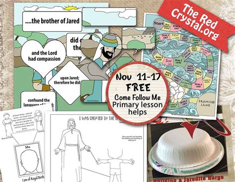 Come Follow Me 2024 Nov 11 17 Ether 1 5 Free Lds Primary Lesson