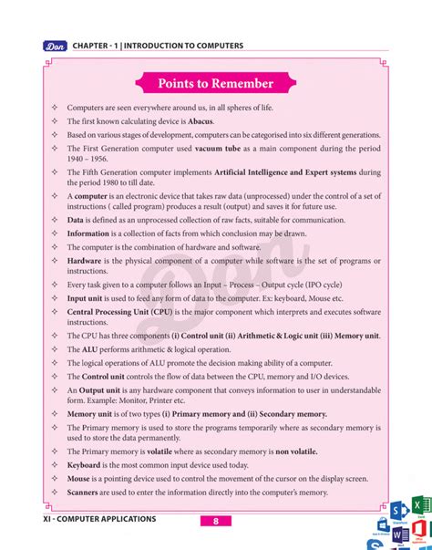 11th Computer Applications Guide